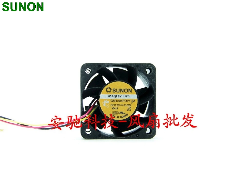 For Sunon 4028 GM1204PQV1 8A 12V 2.8W / 2. 6w 3 line 1U2U server CPU ...