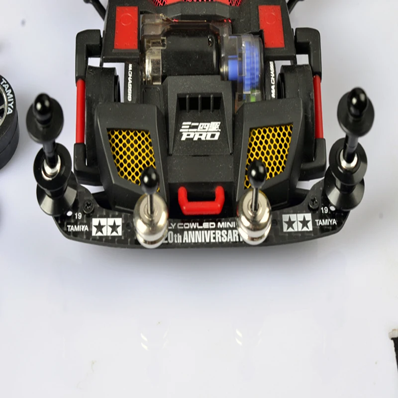 Tamiya Mini 4WD FM Chassis Modified Kit Aluminum Alloy Hub Guide Wheel ...