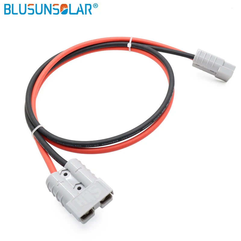 DC Battery Power Connector 50A 600V with 6m 10m 4mm2 12AWG red black ...