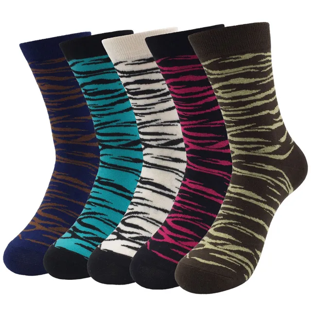 5 Pairs Colored Non-slip Compression Socks