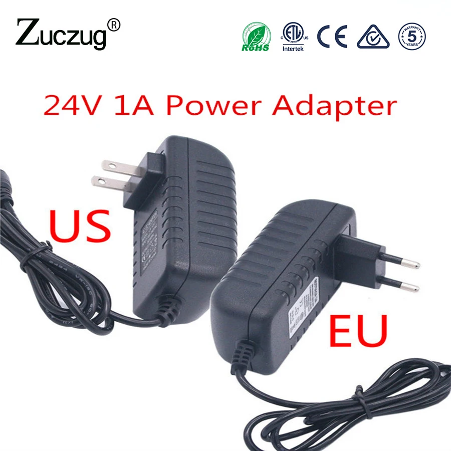 LED Strip Power Adapter 12V 1A Power Supply Adapter For LED Strips - AC ...
