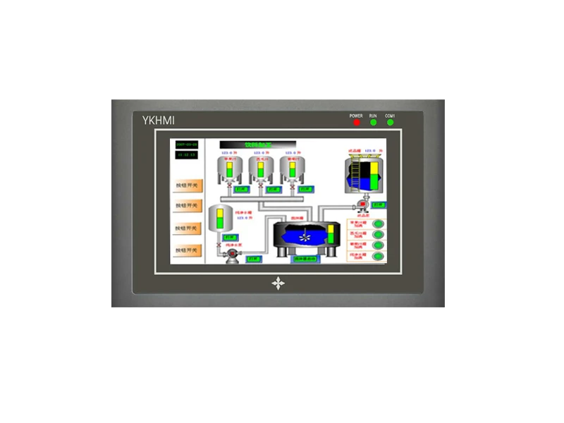 All-in-one Hmi Fx3u Plc Integrated 4.3 Inch Touch Screen Rs485, 12di 8 ...