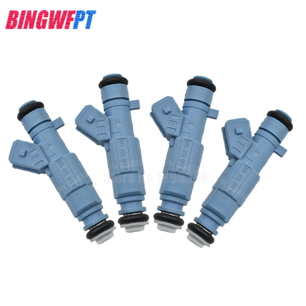 4pcs High Quality Petrol Fuel Injectors For Peugeot 206 307 For Citroen ...