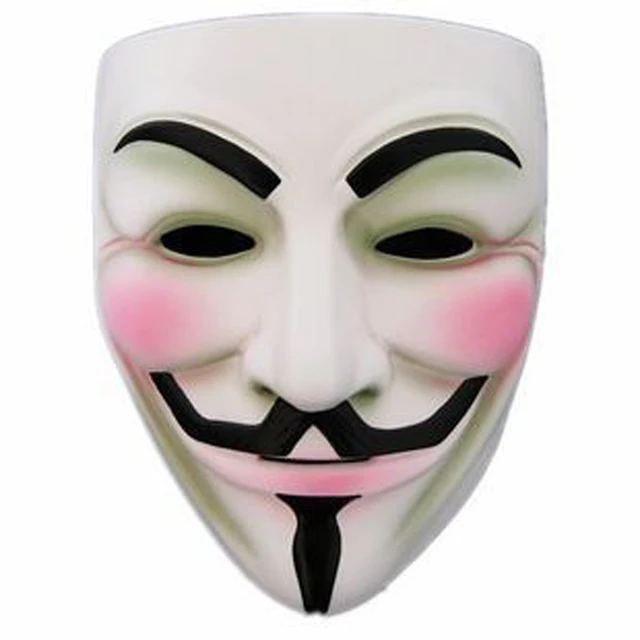 Halloween V for Vendetta mask, V for Vendetta terror green PVC mask ...