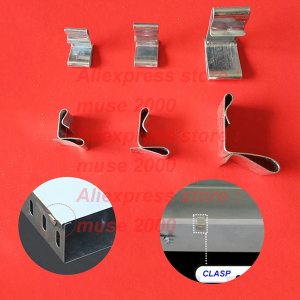 Cable trunking cover plate clasp spring loaded catch wire distribution ...