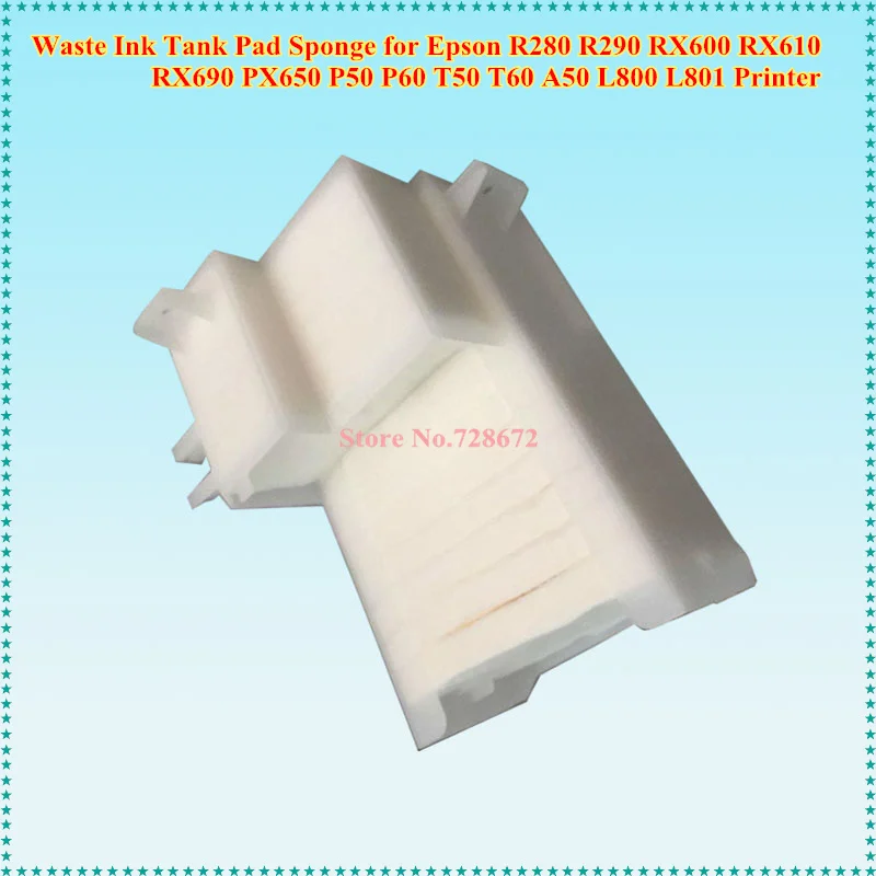 3sets Waste Ink Tank Pad Sponge For Epson T50 P50 A50 R290 R390 L800 ...