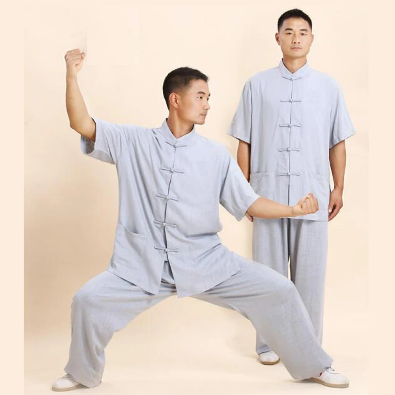 High Quality Linen Tai Chi Uniform Martial Arts Suit Wushu Kung Fu