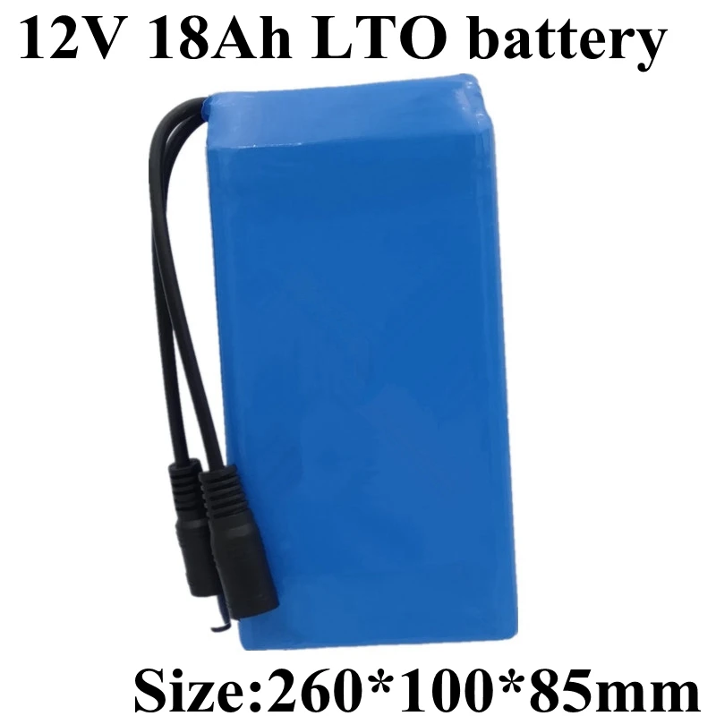 LTO 12v 18Ah batterie pack 12v 14v lithium-titanat-akku 12v 20Ah 18650 ...