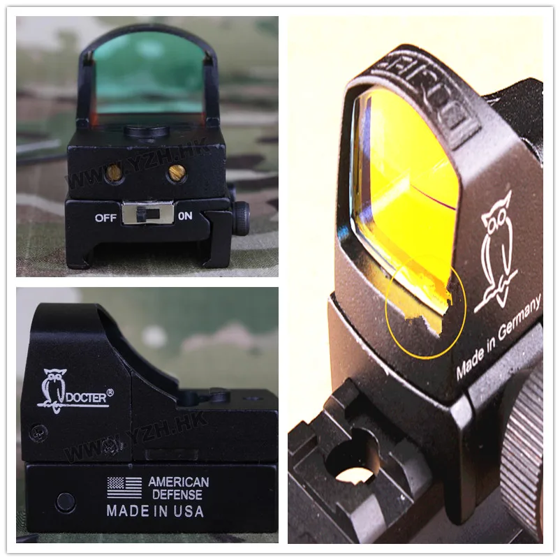 Docter-Optics-Reflex-1x20-Red-Dot-Sight-Scope-III-Black-Switch-type ...