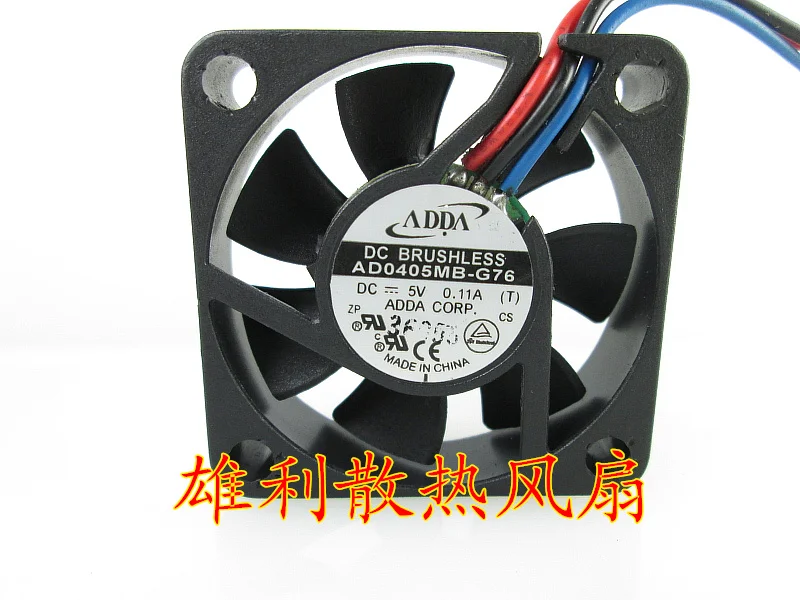 Orijinal AD0405MB G76 5 V 0.11A 4 CM 4010 3 telli çift bilyalı rulman ...