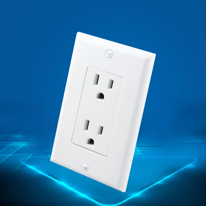 American Standard Power Socket 125V 15A Double American UL Socket NEMA5 ...