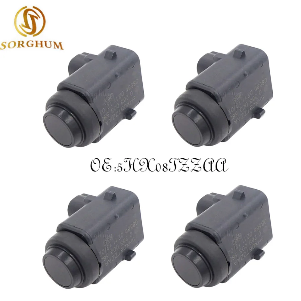 4pcs Pdc Parking Sensor 5hx08tzzaa 0263003583 Bumper Object Reverse ...