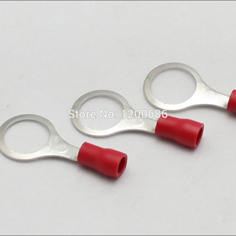 10.5 mm hole Ring RV1.25 10 Spade Insulated Terminal|insulated ...