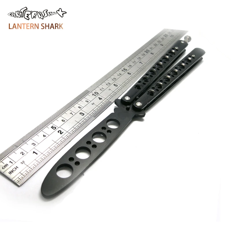 Balisong Butterfly In Knife Titanium Coated Training Folding Knife ...