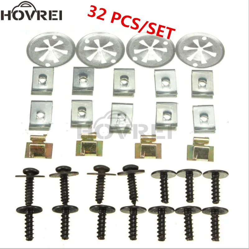 Placa de protección de motor de coche, tornillo de tarjeta, hebilla ...