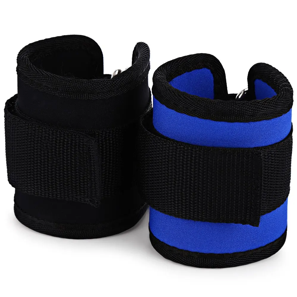 1 Pcs Ankle Protects Strap 2 Colors Black Blue Fitness Protection Ankle ...