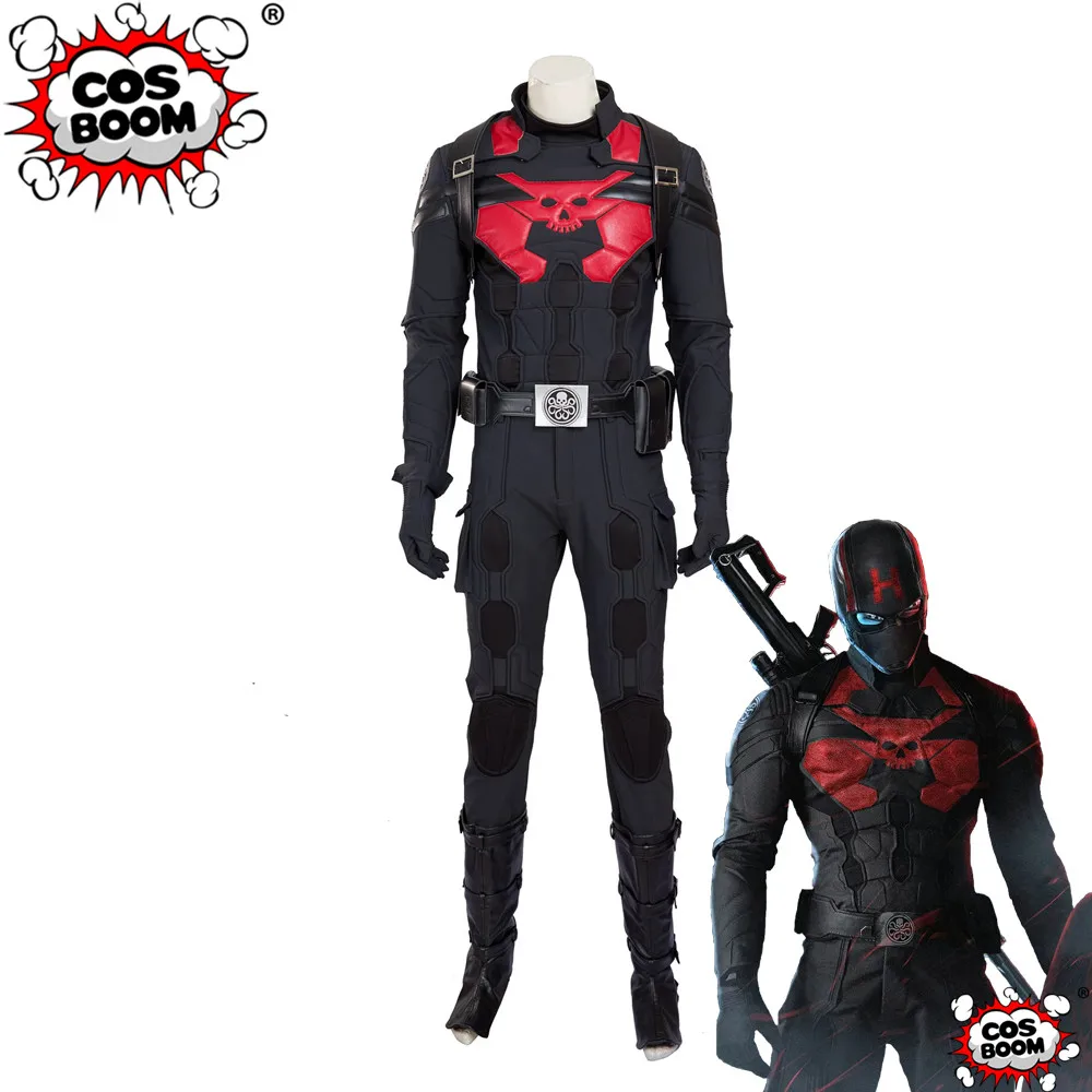 COSBOOM Captain America Hydra Soldier Costume Men's Halloween Carnival ...