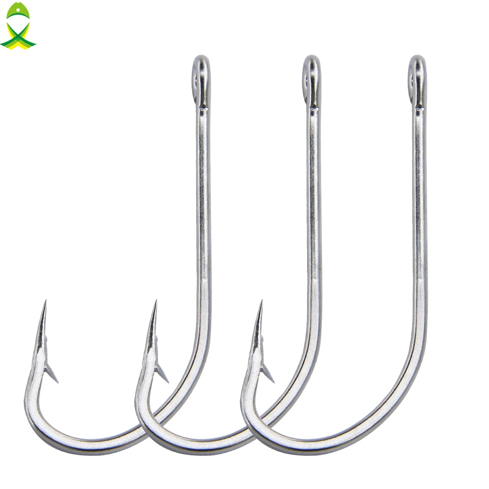 Stainless Steel Fishing Accessories | Hooks Long Stainless Steel Fishing - 50pcs/lot - Aliexpress