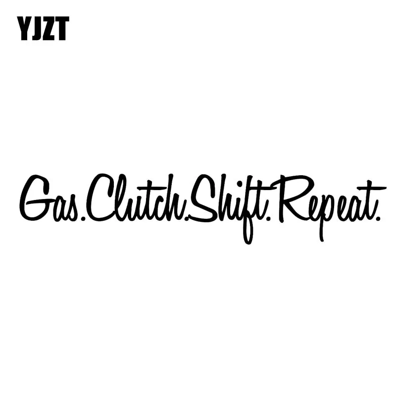 YJZT-15-8CM-3-1CM-Gas-Clutch-Shift-Repeat-Car-Sticker-Vinyl-Decals ...