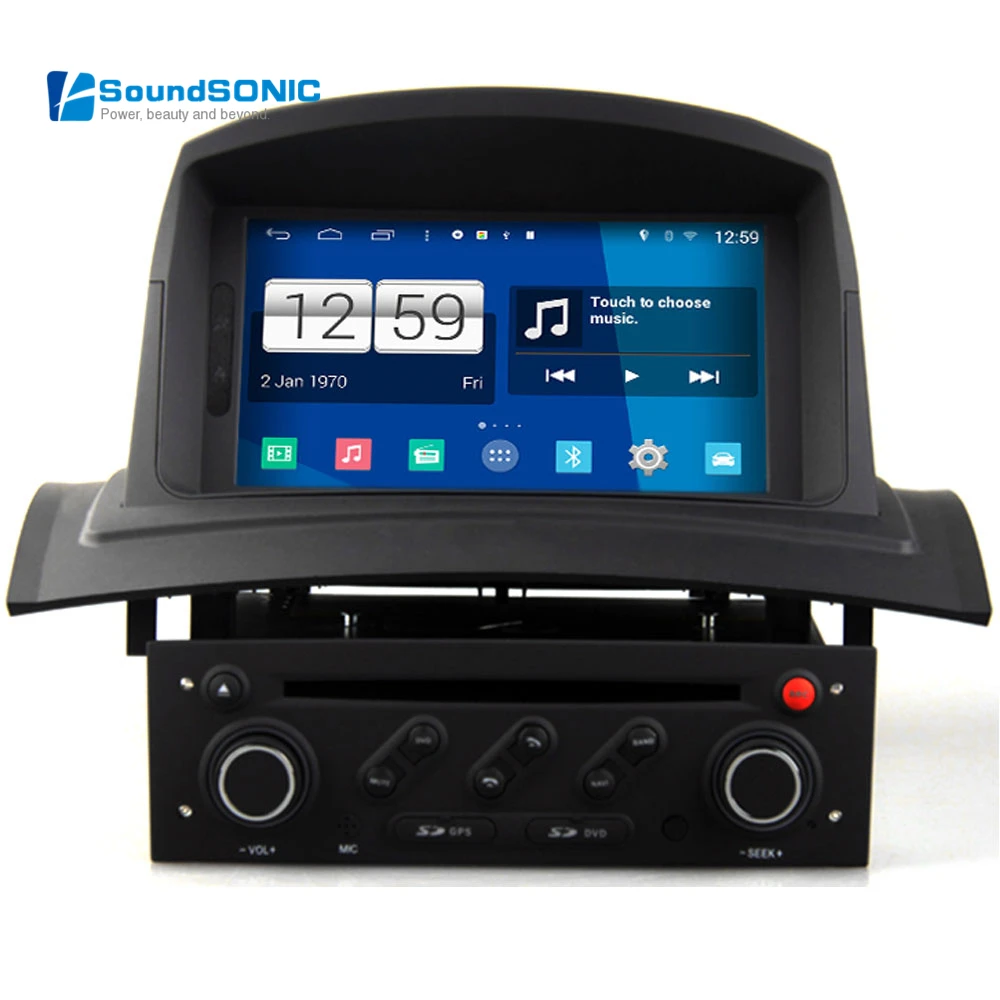 Android 4.4.4 For Renault Megane 2 II Fluence 7'' Car Radio Stereo DVD ...