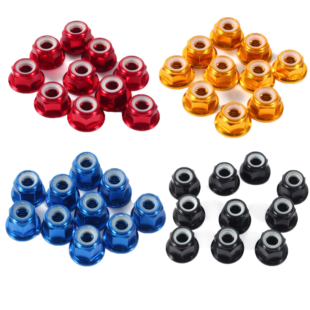 10-Stks-set-M5-Aluminium-Flens-Moer-Srew-Bouten-Flens-Nylon-Borgmoer ...