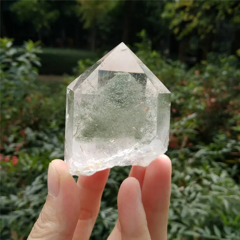 Rare Phantom quartz crystal tower Ghost Quartz Wand Healing Crystal ...