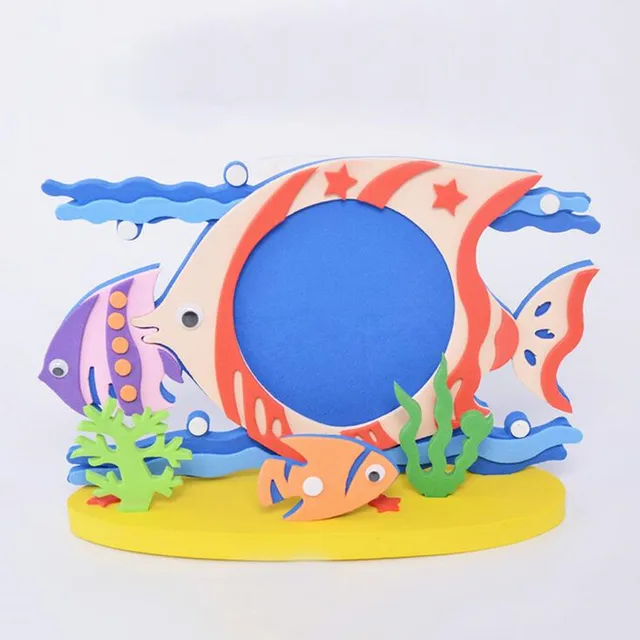 Kids Handmade Animal Photo Frame DIY Animal Picture Frame For Children ...