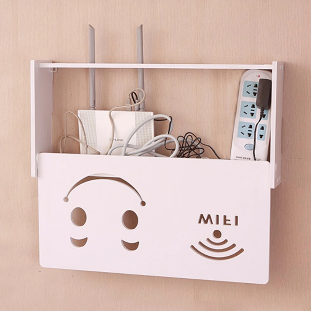 מוצר - yazi Wireless Wifi Router Box Wood-Plastic Shelf Wall Hangings ...