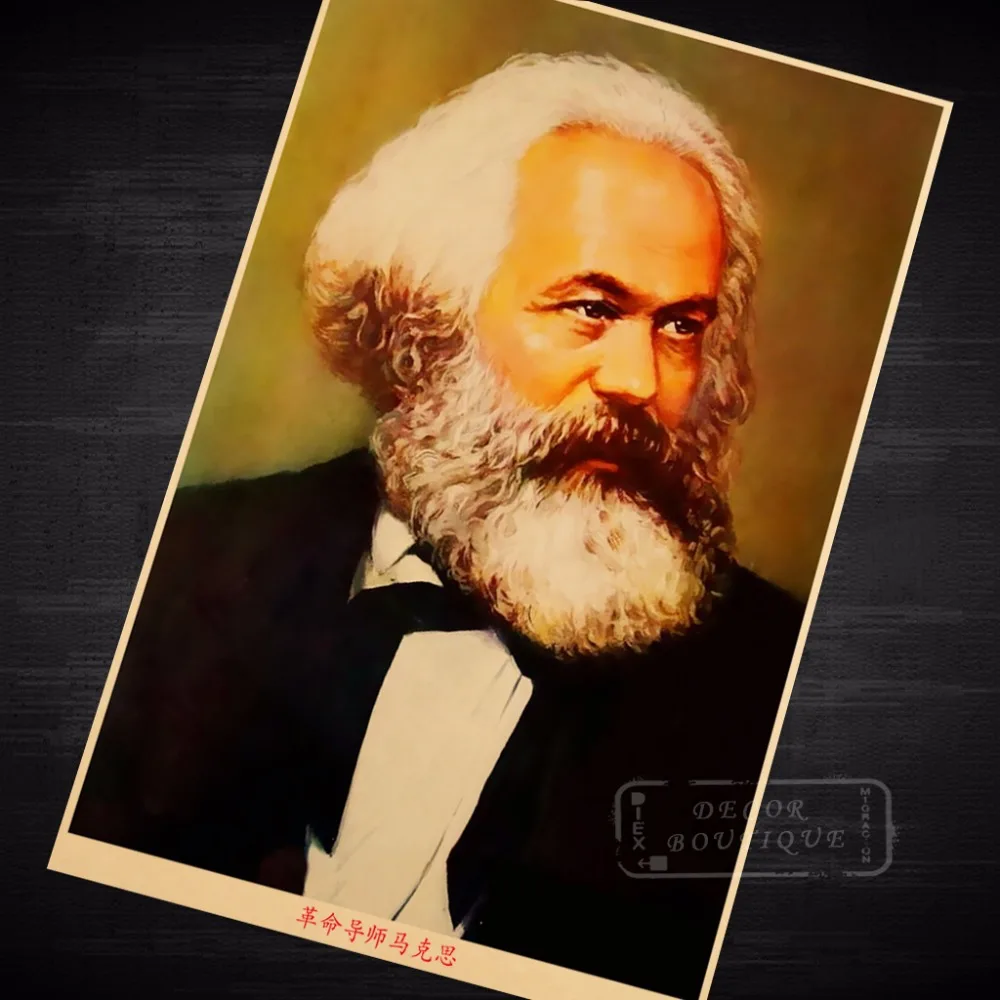 Revolutionary teacher Karl Marx communist Classic Poster propaganda ...