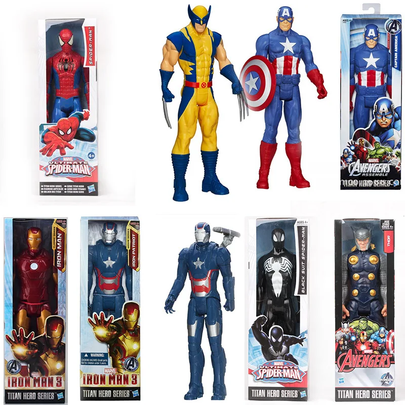 Marvel Avengers Action Figure 30 Cm Super Hero Thor Captain Thanos ...