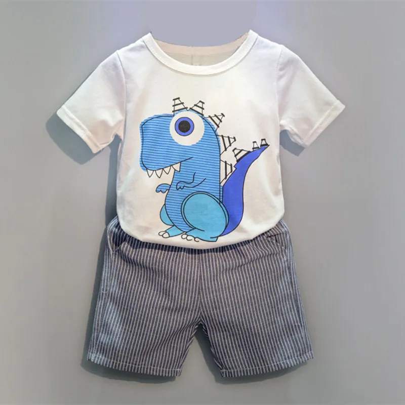 2t-6t New Toddler Boys Clothing Children Summer Clothes Cartoon Kids ...
