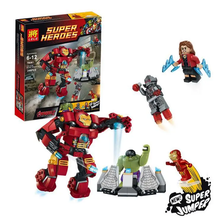 LELE 79081 The Hulk Buster Smash super Hero Avengers 2 Age Of Ultron ...