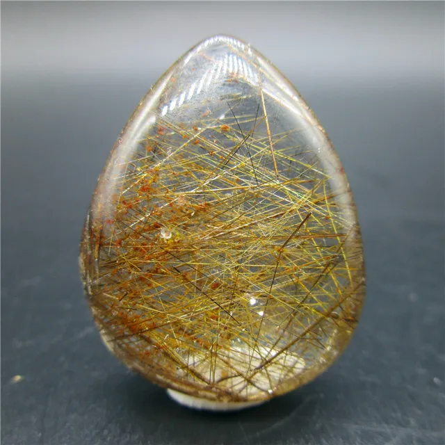 10g Rare Natural Mineral Quartz Rutilated Rutile Specimen Chakra ...