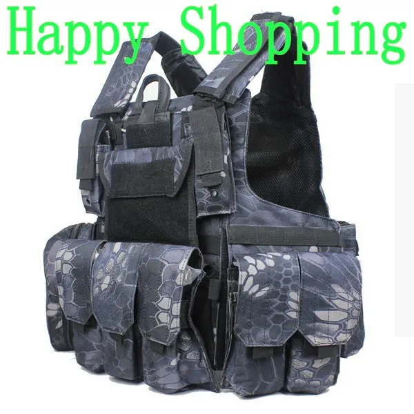 New Ciras Heavy Duty Tactical Combat Armor Vest Kryptek Camo Molle Game
