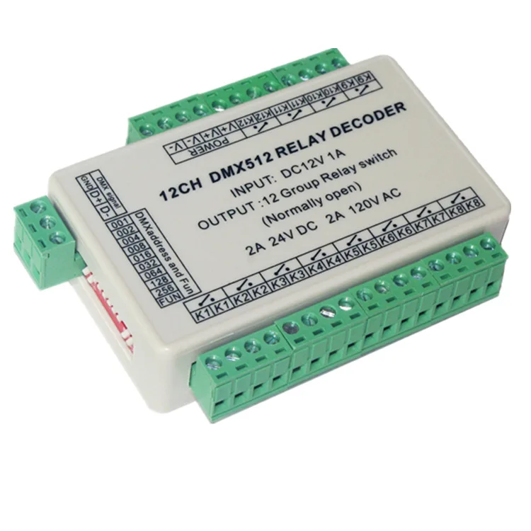 Factory direct sales led decoder dmx512 controller RGB controller light ...