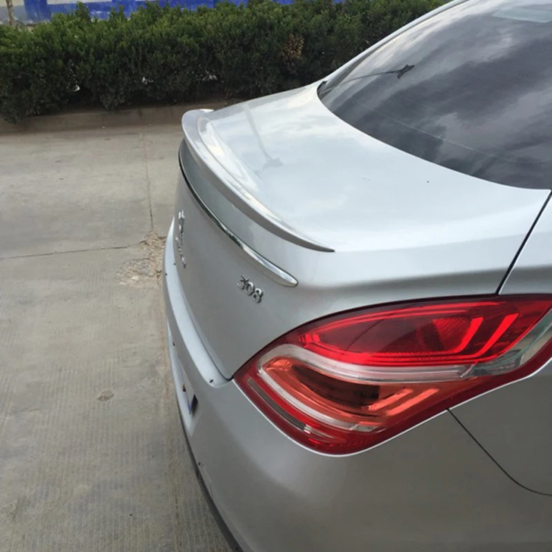 For Peugeot 308 Spoiler High Quality ABS Material Car Rear Wing Primer ...