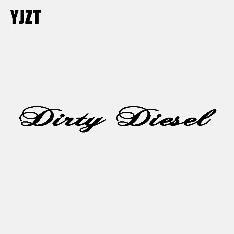 YJZT-14-6CM-2CM-Dirty-Diesel-Vinyl-Decal-Personality-Car-Sticker-Black ...