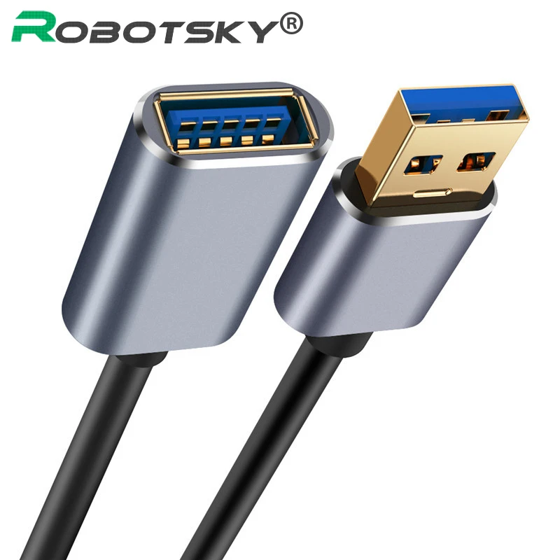 USB 3.0 Extension Cable 0.5m 1m 1.5m USB Extender USB3.0 Type A Male to ...
