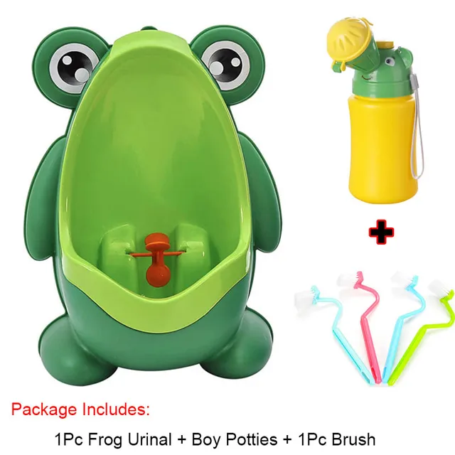 Baby Urinal for Children Potty Toilet Training Frog Stand Vertical ...