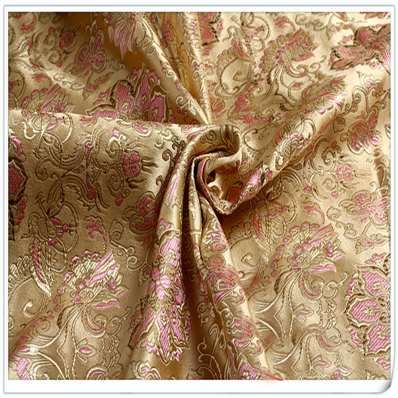 Tecido brocado damasco jacquard américa estilo vestuário traje ...