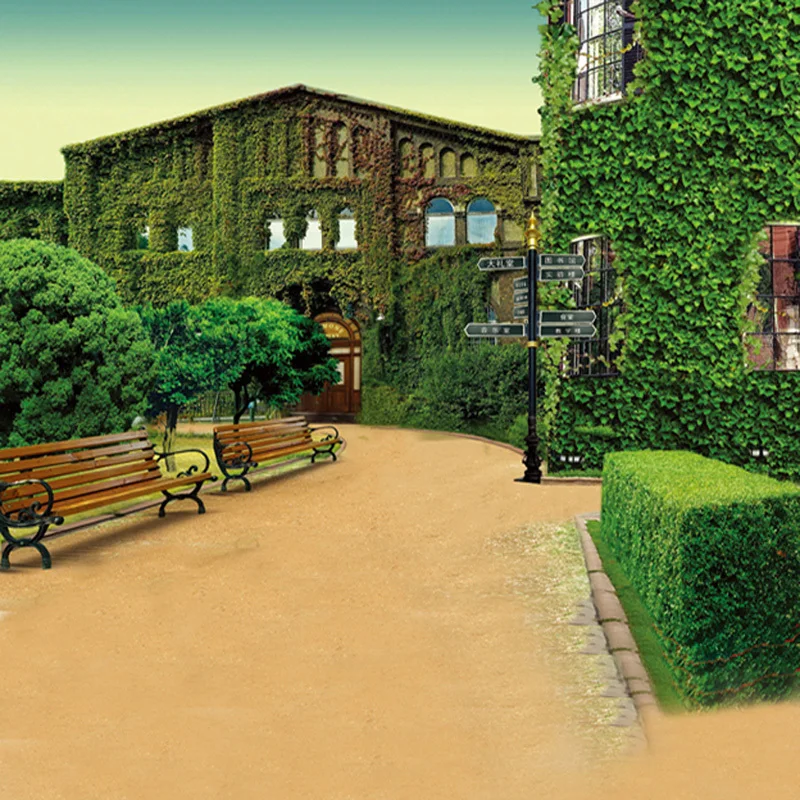 building front park 5x7ft photography background backdrop wedding ...