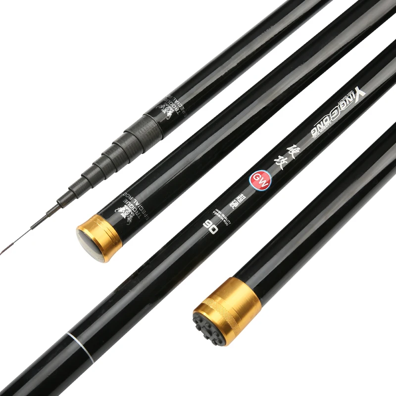 High Carbon 8m 9m 10m 11m 12m 13m Power Hand Pole Fishing Rod Ultra ...