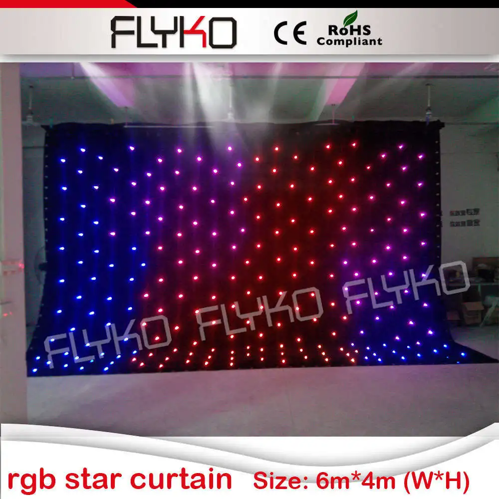6x4m led light starry sky lighting wedding backdrop|led light backdrop ...