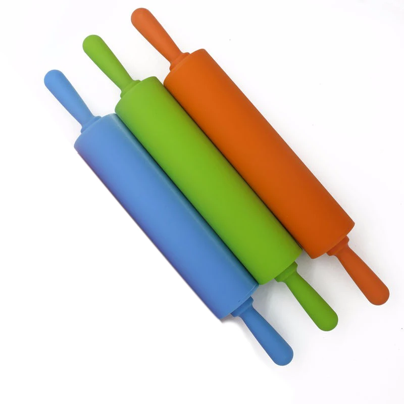 1pc Non stick Silicone Rolling Pin Large Size Fondant Rolling Pin DIY ... 1pc Non stick Silicone Rolling Pin Large Size Fondant Rolling Pin DIY ...