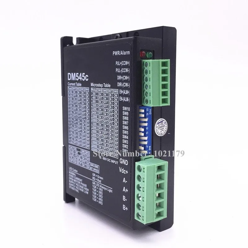 DM545C-57-86-Stepper-Motor-Driver-1-0A-4-5A-18-90VDC-Motor-Driver-For ...