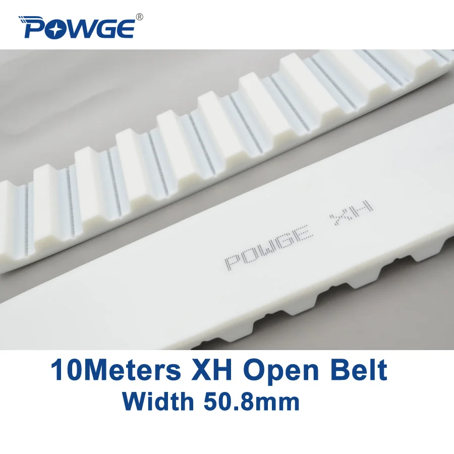 POWGE 10Meters PU XH open synchronous belt XH 50.8mm Width 50.8mm 2inch ...
