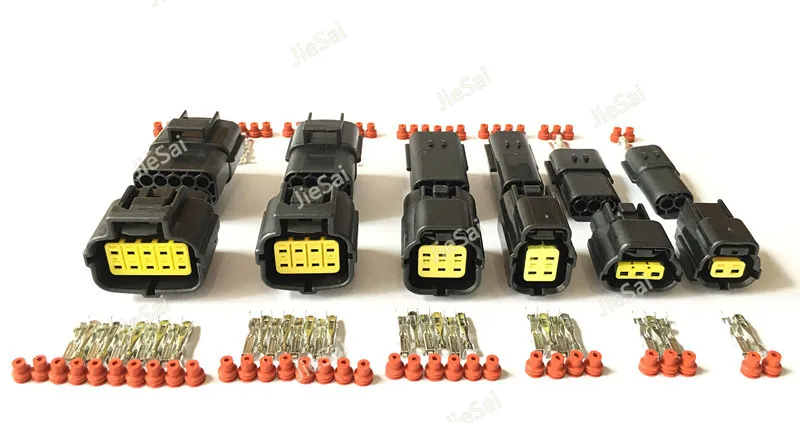 2 10P AMP Econoseal J Series Housing Connector 2.0 Series Cable Adapter ...