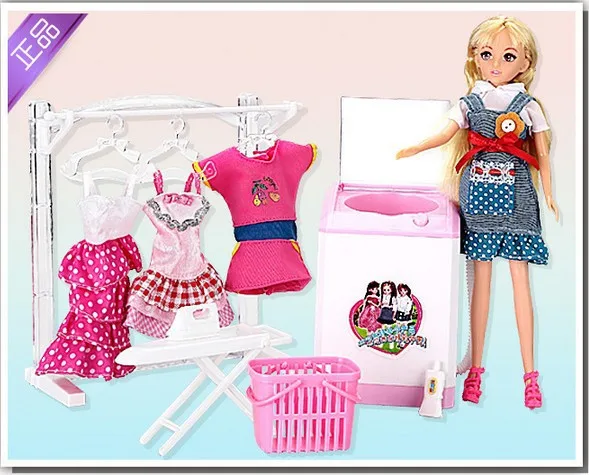 Wholesale H23C Original Toys for Girl Barbie Dolls Laundry with Washing ...