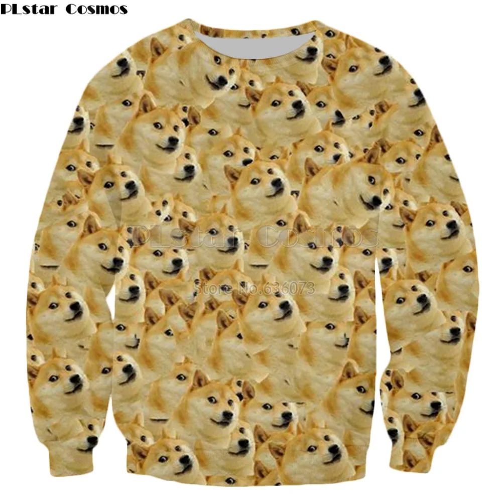 Plstar cosmos 2018 novo estilo de moda cabeça doge moletom com capuz ...