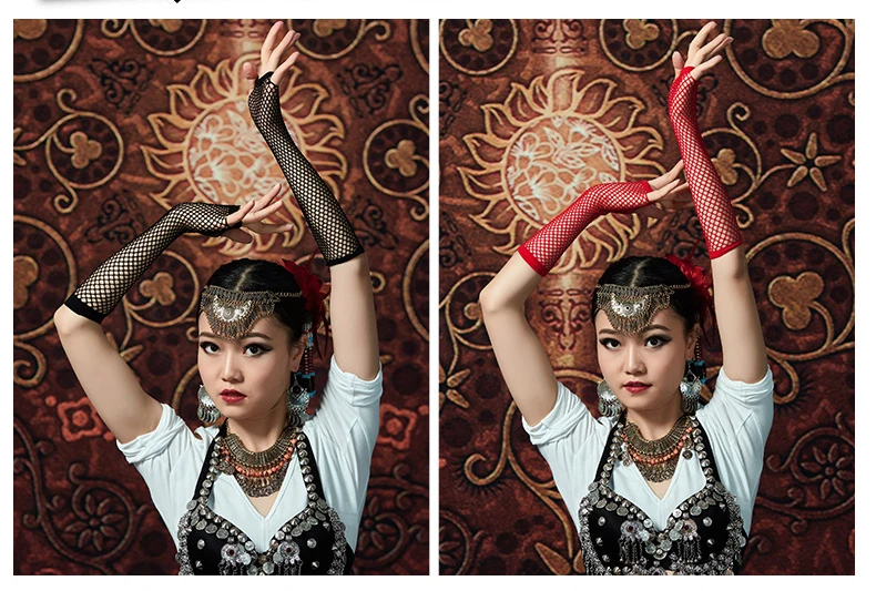 Women Dancewear Belly Dance Costume Accessories Arm Sleeves Adjustable ...